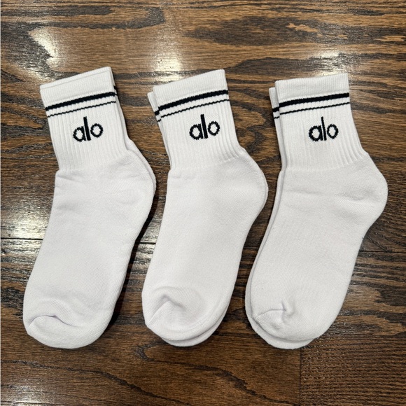 ALO Yoga | Accessories | Alo Throwback Socks 3 Pairs Brand New | Poshmark